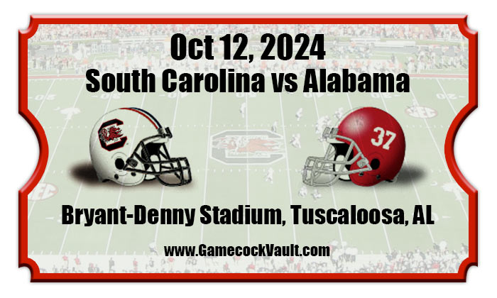 South Carolina Gamecocks vs Alabama Crimson Tide Football Tickets | 10 ... South Carolina Gamecocks vs Alabama Crimson Tide Football Tickets | 10 ...